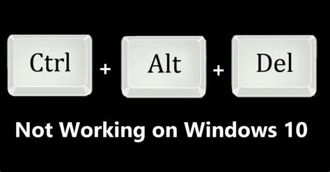 Fix Ctrl Alt Del Not Working On Windows TechCult