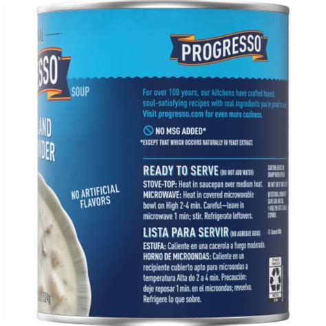 Progresso Traditional New England Clam Chowder Soup Oz Fred Meyer