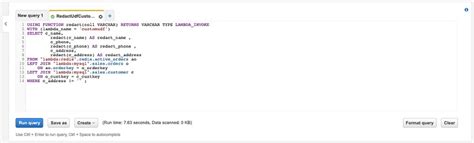 Redacting Sensitive Information With User Defined Functions In Amazon