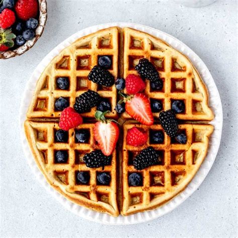3 Ingredient Cottage Cheese Waffles {no Protein Powder}
