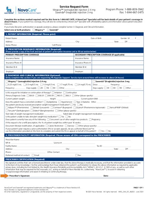 Fillable Online Novo Nordisk Patient Assistance Form University Fax