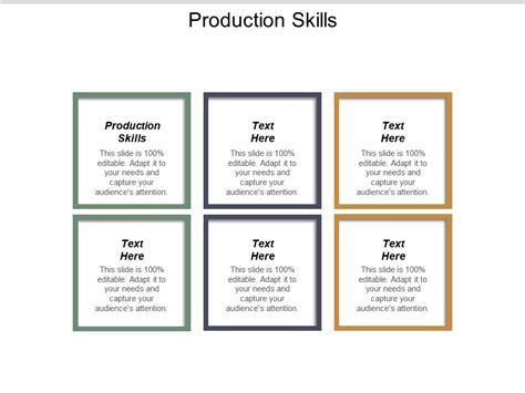 Production Skills Ppt Powerpoint Presentation Ideas Professional Cpb