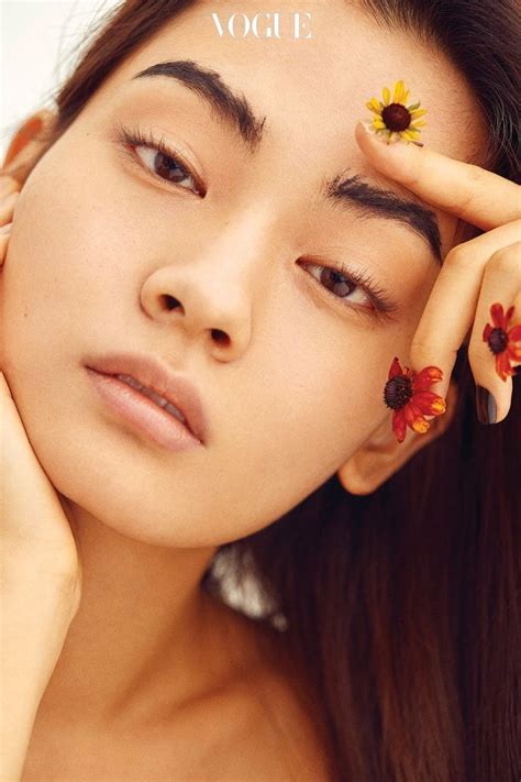 밀레니얼 뷰티 모델 5 꽃 메이크업 아메리칸 뷰티 자연스러운 피부