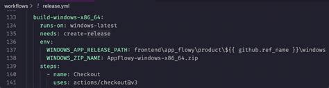 FR Support Windows Platform In Ci Yaml Issue 1248 AppFlowy IO AppFlowy GitHub