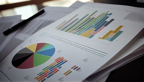 Premium Ai Image Business Report Graphs And Charts Business Reports