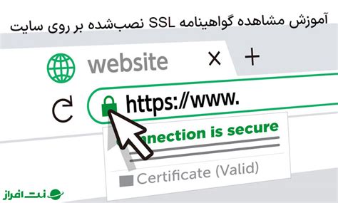 مشاهده گواهینامه Ssl نصب‌شده بر روی سایت نت افراز بلاگ
