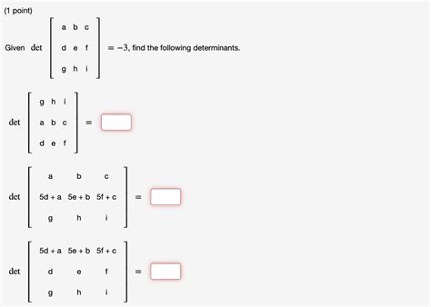 Solved Point A B C Given Det Find The Following Chegg