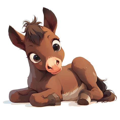 かわいい馬の元気な表情｜イラスト・フリー素材なら「シンテリ」
