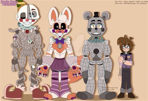 Fnaf Sl Designs Fnaf Au 23outdated By Oakiebun On Deviantart