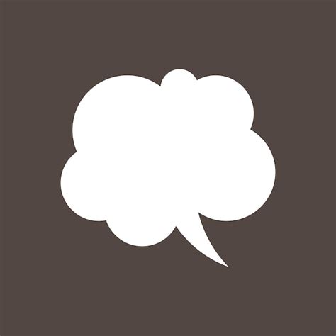 Premium Vector Clear Communication Flat Design Vector Speech Bubble