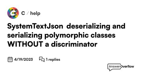 system text json deserializing and serializing polymorphic classes