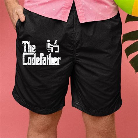 Luxinshoes The Codefather Funny It Programmer Coder Parody Dad Papa Men