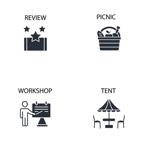 Event Icons Set Event Pack Symbol Vector Elements For Infographic Web