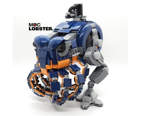 Lego Moc Octo Bot By Moclobster Rebrickable Build With Lego