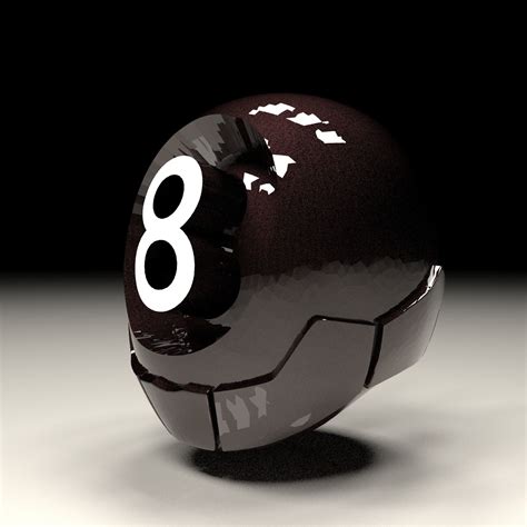 Keychain Fortnite 8 Ball 3d Model Ready To Print 3d Model 3d Printable