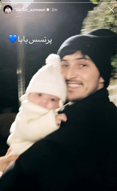 اولین تصویر از سردار آزمون در کنار پرنسس زندگی‌اش عکس