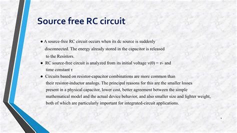 Source Free RC Circuit PPTX Physics Science