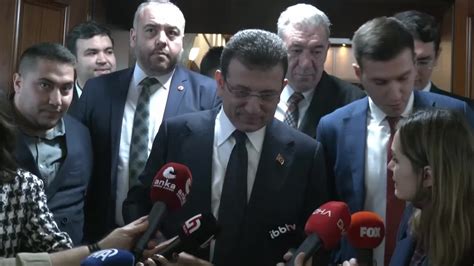 Ekrem İmamoğlu ndan Murat Kurum un adaylığı sonrası ilk yorum