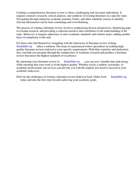 Survey Literature Review Pdf Methodology Literature Review