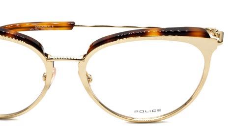 Police Vpl 734 Col 0300 Goldeneye 8 52mm Eyewear Rx Optical Eyeglasse
