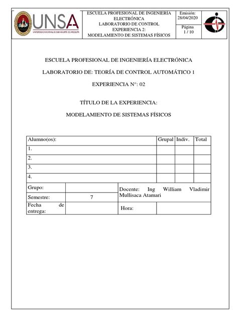 Laboratorio 2 Tca1 Introduccion Al Matlab Pdf Ecuaciones