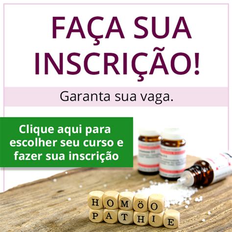 Fa A Sua Inscri O Homeopatias Curso De Homeopatia