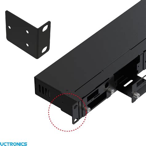 Buy UCTRONICS Side Bracket For 1U Front Removable Raspberry Pi Rackmount Complete Enclosure V2 0