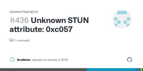 unknown stun attribute 0xc057 · issue 436 · sipwise rtpengine · github