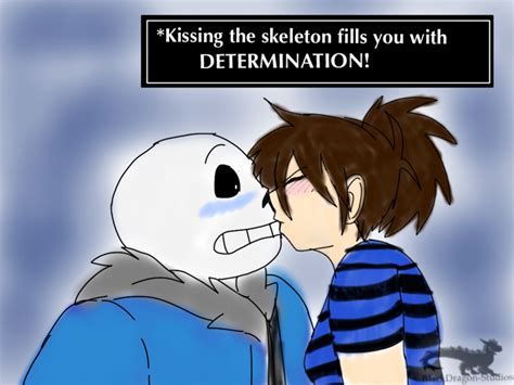Faundertale Kiss Of Determination By Blackdragon Studios On Deviantart