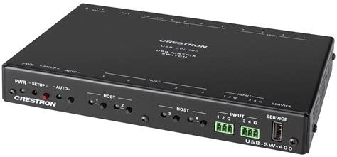 Crestron Usb Sw 400 Usb 3 2 Data Matrix Switcher With 4 Inputs Full Compass Systems