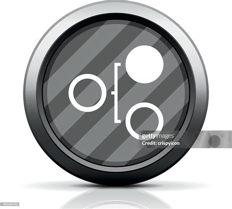 Flowchart Icon On A Round Button High Res Vector Graphic Getty Images