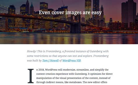 Getting Ready For Gutenberg WordPress 5 0 Lyrical Host