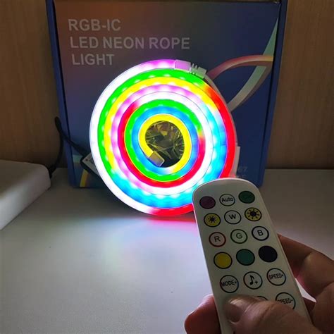 Usb Rgb Neon Light Strip Set ¨c 5v Bluetooth App Control Silicone Wat
