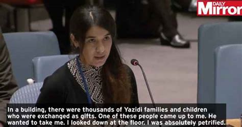 Nadia Murad Ancienne Esclave Sexuelle à Mossoul Raconte L