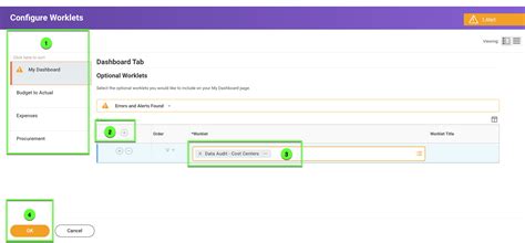 new workday department financials dashboard emerson college finance