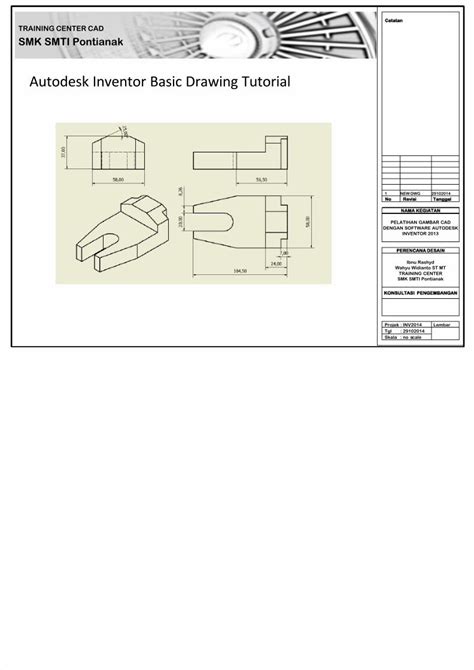 pdf inventor basic drawing tutorial dokumen tips