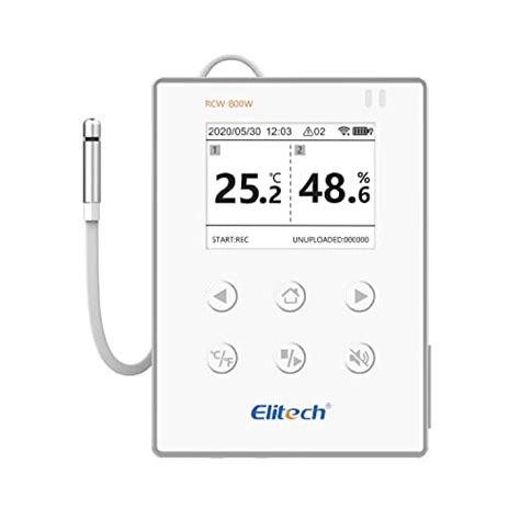 Elitech Wireless Digital Data Logger Remote Real Time Temperature Humidity Monitor Cloud Data