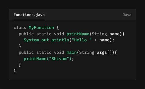 Shivam Soni On Linkedin Java Functions Declaration Public Static