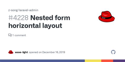 Nested Form Horizontal Layout Issue 4228 Z Song Laravel Admin GitHub
