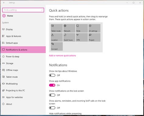 Windows 10 Settings Menu The System Tab Cnet