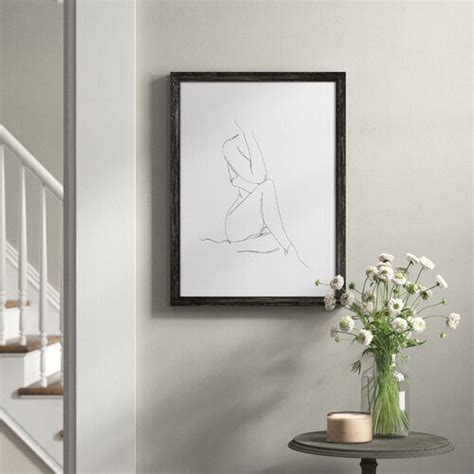 Three Posts Nude Contour Sketch I Framed By Paul Cezanne Painting Reviews Wayfair