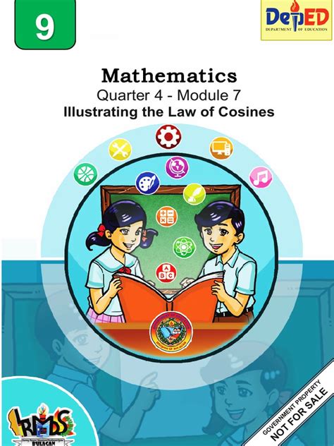 Math 9 Q4 Module 7 Illustrating The Law Of Cosines Pdf Triangle
