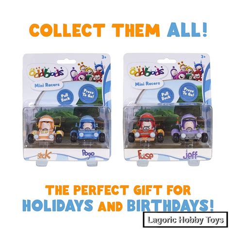 Jual Oddbods Mini Racers One Animation Mix Varian Mainan Figure
