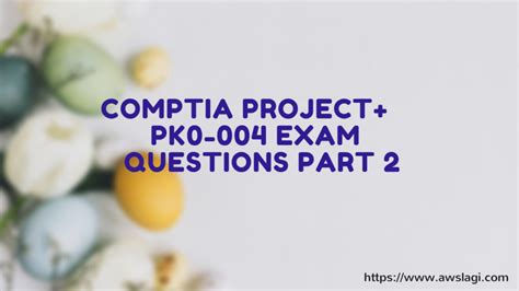 CompTIA Project Exam Questions Part Ver