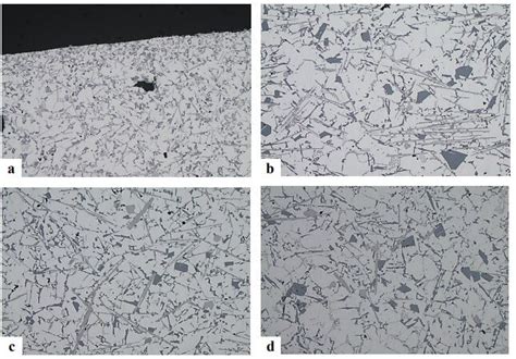 Metallography At 100x Of Distribution Gradient Along The Fgm