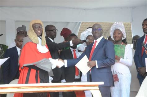 Edo Chief Judge Swears In New Governor Edo State Judiciary