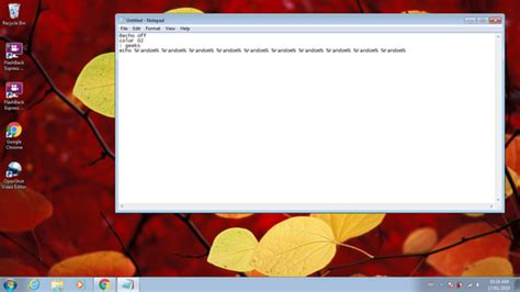 How To Create A Matrix Code In Notepad 9 Steps Instructables