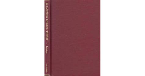 Elementary Number Theory By Edmund Landau