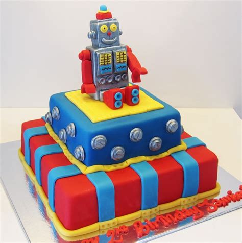 Robot Cake Cakes Cupcakes And Desserts Pinterest