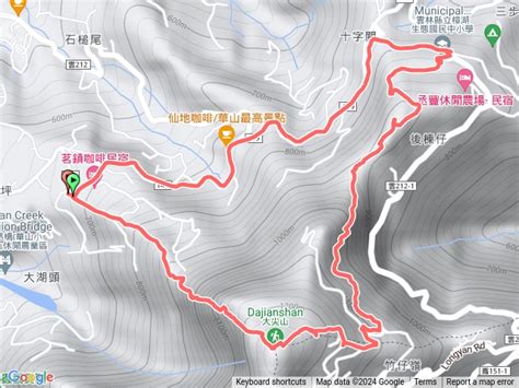 華山10 5號大尖山後凍仔山O繞 健行筆記